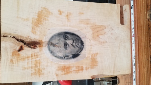 Gorbi on maple slab - birthmark explained :: Japanese Joinery - Family ...