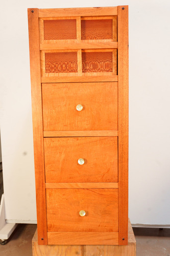 Tall inlay mahogany tansu :: Japanese Joinery - Family Photos & Laser ...