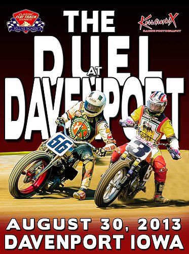 Poster :: Flattrack Motorcycle Racing Photography by KerrGraphix