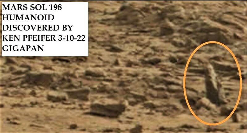 MARS SOL 198 HUMANOID DISCOVERED BY KEN PFEIFER 3-10-22 GIGAPAN :: KENS ...
