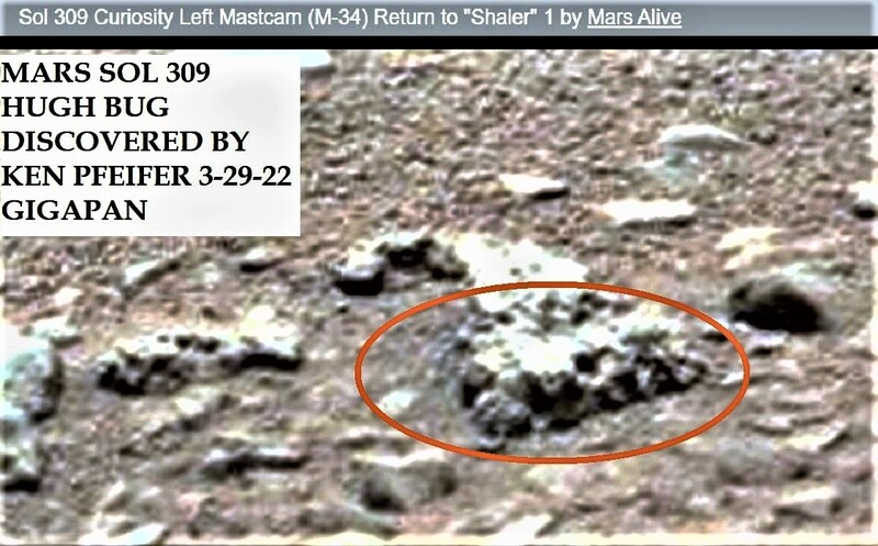 MARS SOL 309 HUGH BUG DISCOVERED BY KEN PFEIFER 3-29-22 GIGAPAN :: KENS ...