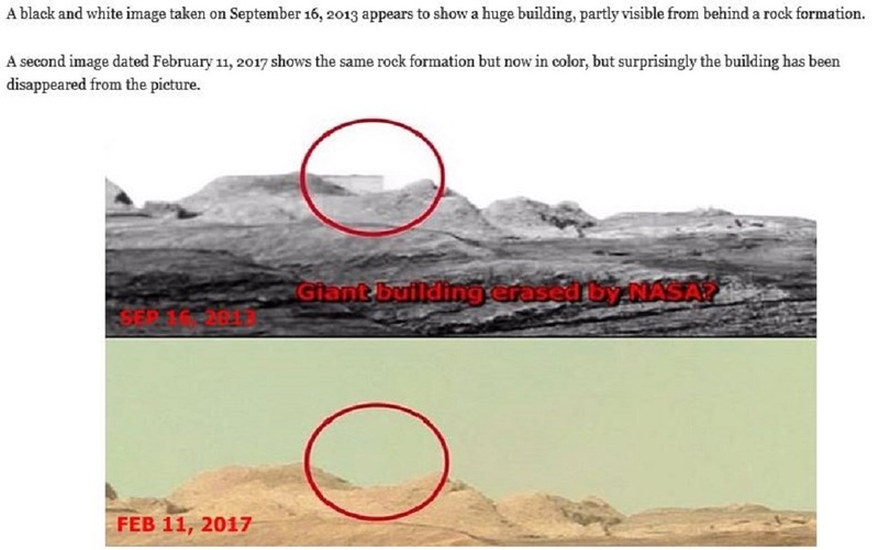 MARS--NASA PHOTO CROPPING ERASED STRANGE STRUCTURE--UFO SIGHTINGS ...