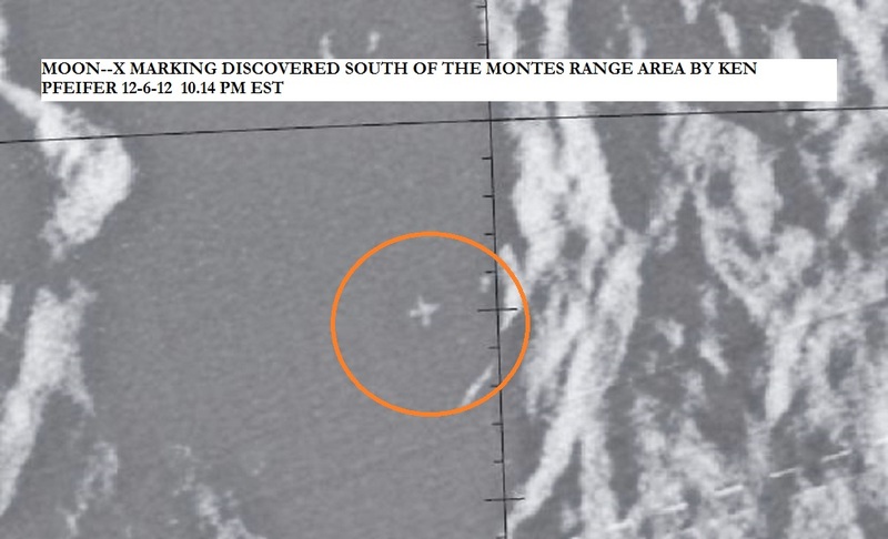 MOON--X MARKING DISCOVERED SOUTH OF THE MONTES RANGE AREA BY KEN ...