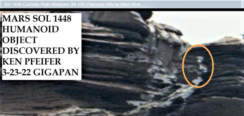 mars sol 1448-- HUMANOID object discovered by ken pfeifer 3-22-22 ...